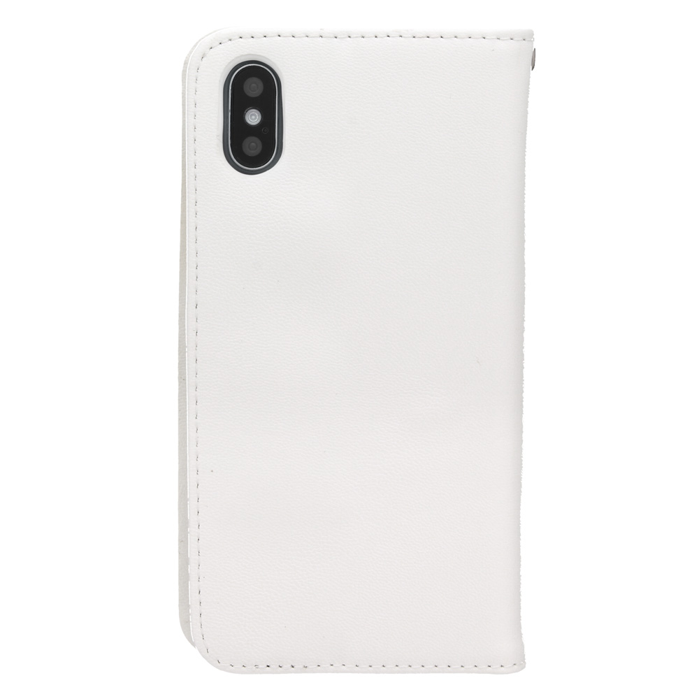 Protective notebook case for exclusive use of white iPhone X that can ...